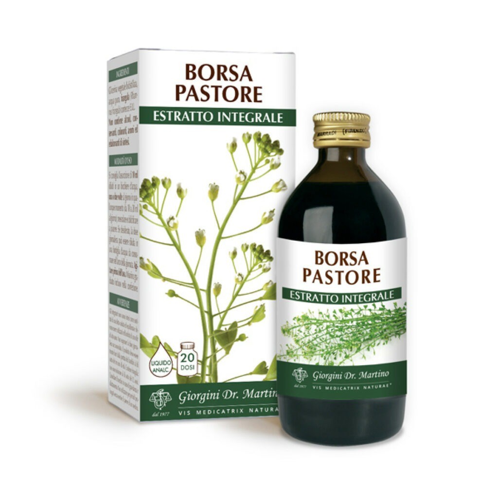 Borsa pastore Estratto Integrale analcoolico 200ml dr. Giorgini ...