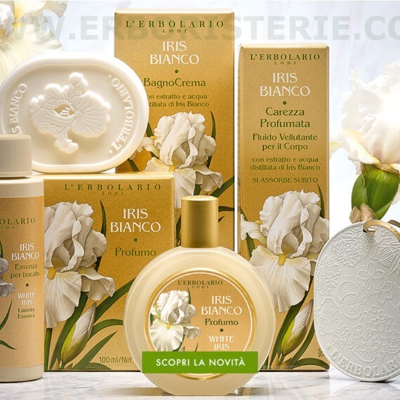 Iris Bianco Profumo 100ml Novita' L'Erbolario - Erboristeria Demetra